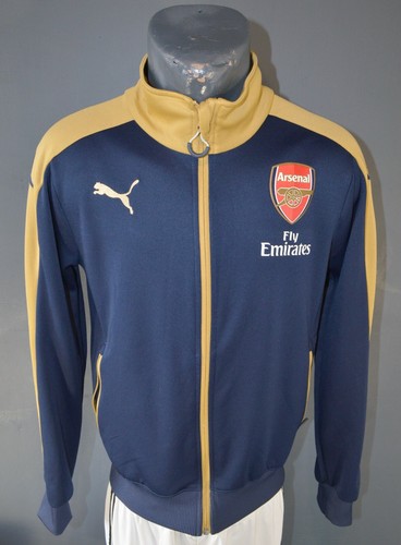 Arsenal Jacket Sweatshirt Football Soccer Puma Mens Tracksuit Full Zip ...
