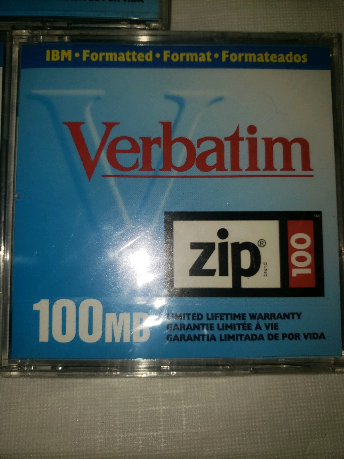 Lot of 3 New Verbatim IBM Formatted Zip 100MB Disc | eBay