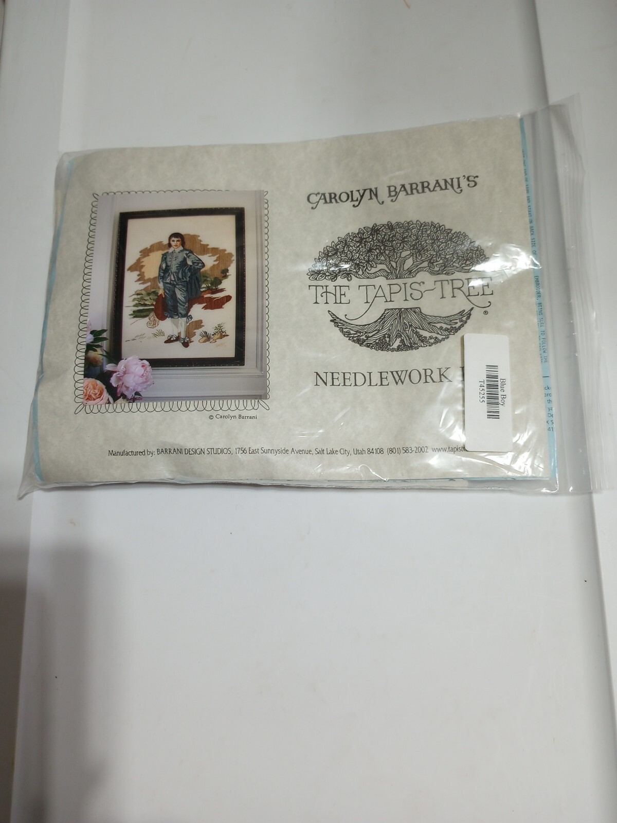 New Carolyn Barrani The Tapis Tree kits Masterpieces in Crewel Blue Boy ...