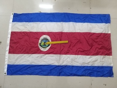 Costa Rica Vintage Nautique Pays Sortie Porte Drapeau De Bateau Salvage ...