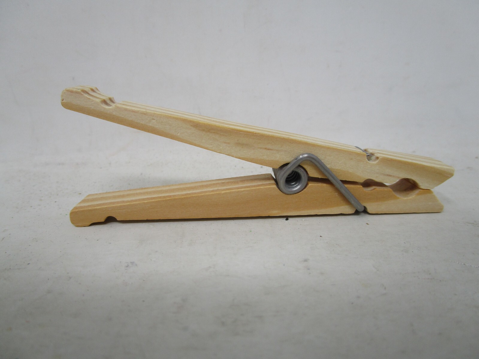 Pack of 10 Hand Made in the USA Spring Loaded Clothespins Bare Wood ...