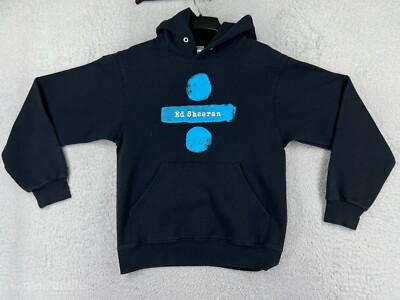 Ed Sheeran Sweater Adult Small Black Hoodie Pullover Divide Tour 2017 ...