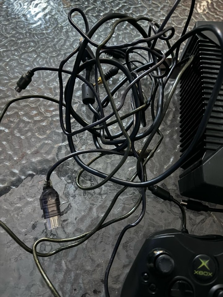 Original Classic Microsoft Xbox Launch Edition Black Console + 2 ...