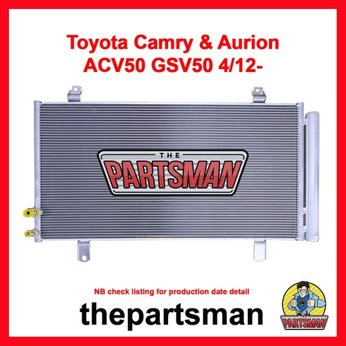 Air Conditioner Condenser Fits Toyota Aurion GSV50 4/12- Camry ASV50 10 ...