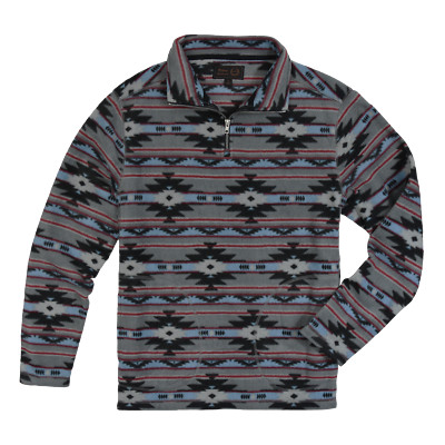 Victory Outfitters Men's 1/4 zip pullover Aztec Fleece | eBay