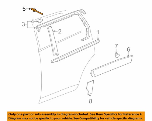 GM OEM Exterior Drip Molding Rivets 11611651 New in package (5 pieces ...