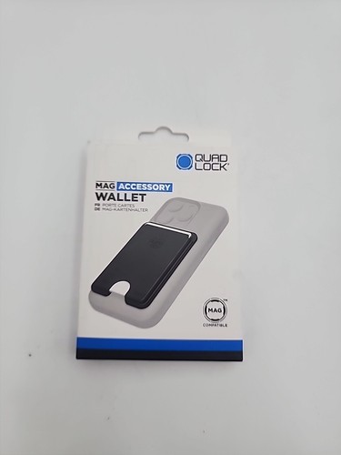 NIB BLACK QUAD LOCK MAG ACCESSORY WALLET QMA-WLT | eBay