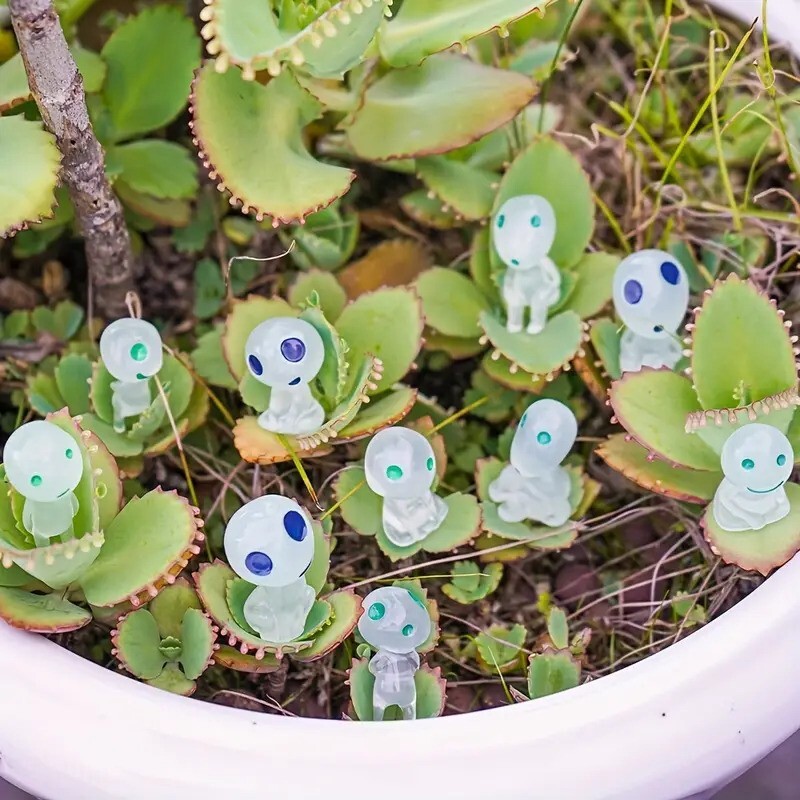 Free standing Glow in the dark Tree Spirits Elf Ghost set of 10 Ship ...