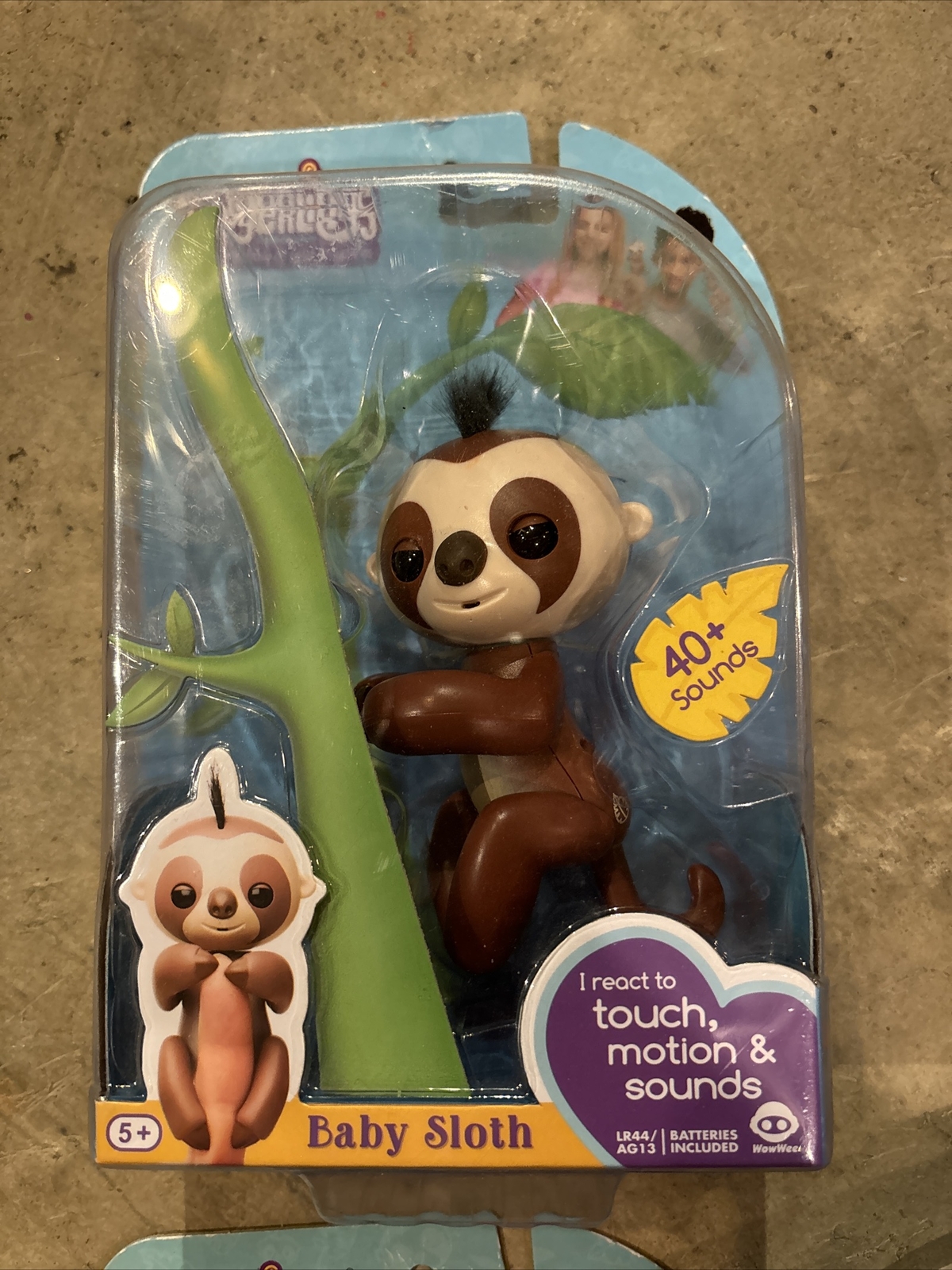 LOT OF 3 Authentic Fingerlings Interactive Baby Monkeys & Sloths By ...