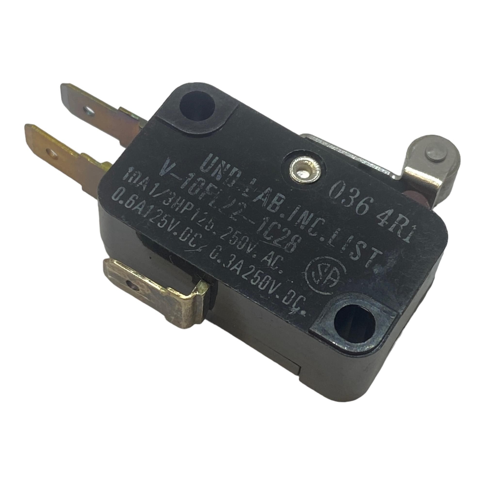 V-10FL22-1C28 Und Lab SPDT Snap Action Microswitch Roller Switch 10A ...