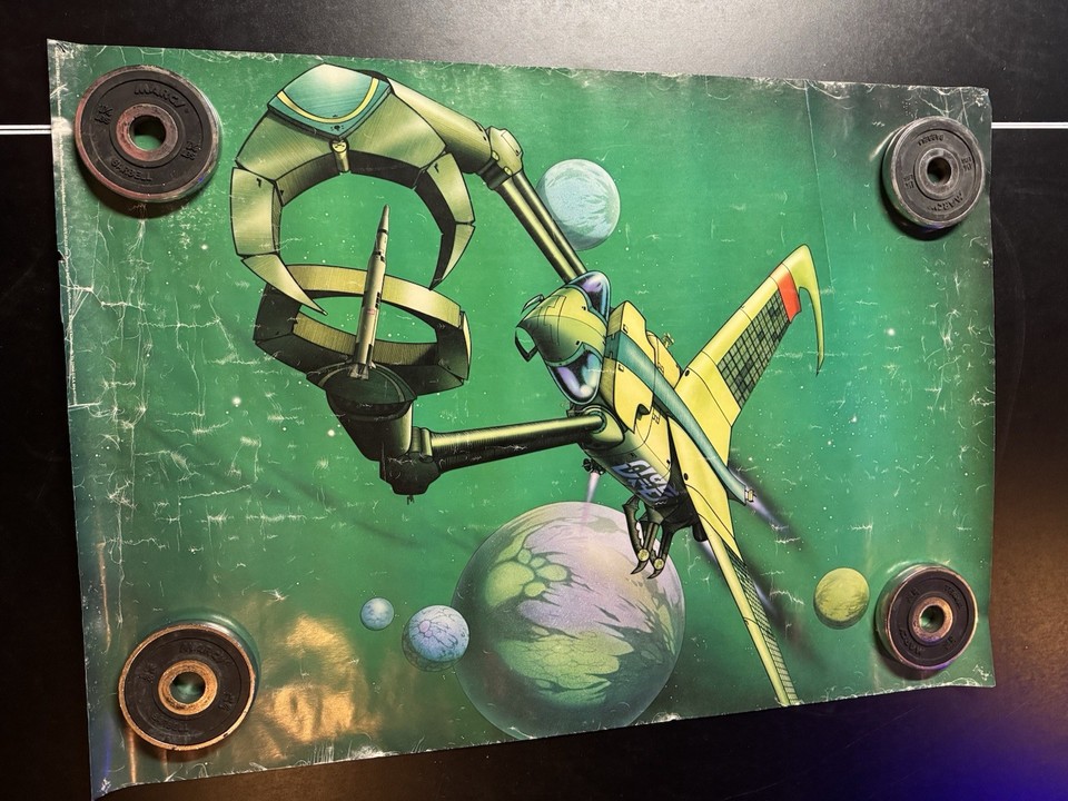 Original 1972 Rodney Matthews SPACE HIJACK Big O Poster GA62 RARE | eBay