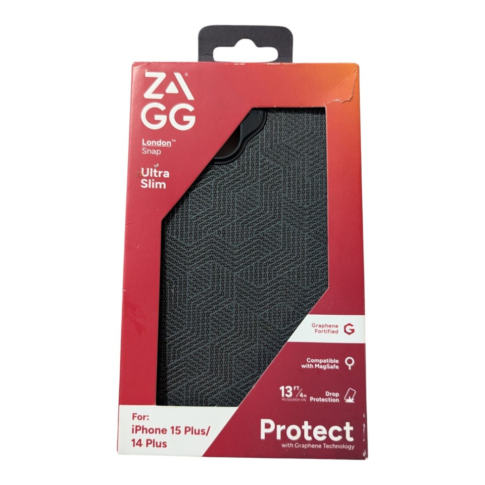 N4. ZAGG London Snap Series Case for Apple iPhone 15 Plus/14 Plus ...