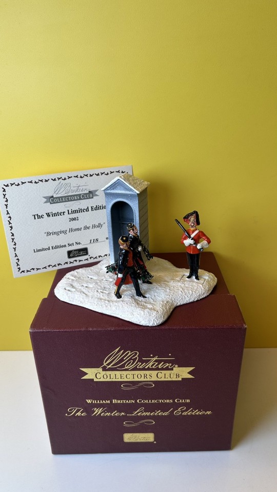 W.BRITAINS 40173 1:32 COLLECTORS CLUB WINTER LIMITED EDITION 2002 #118 ...