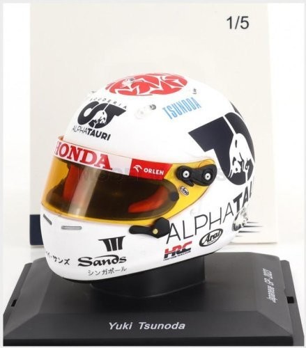 Spark-Model 5hf129 Arai Helmet - F1 Helmet AT04 Team Alpha Tauri N 22 Japa | eBay
