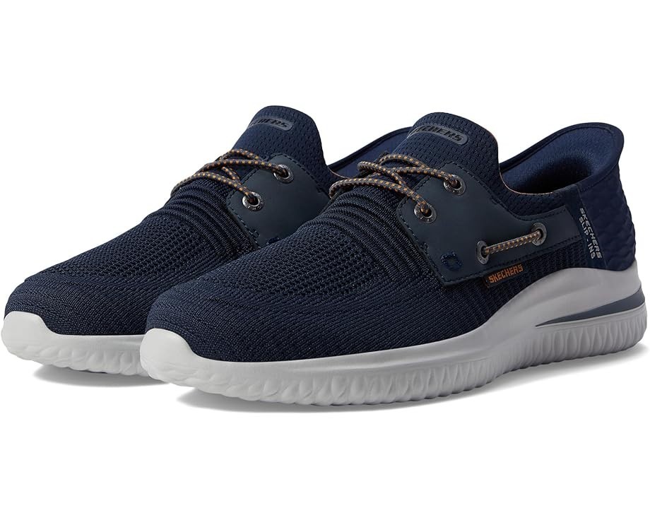 FLASH SALE !!! Skechers Delson 3.0 Roth Hands Free Slip-Ins Navy Color ...