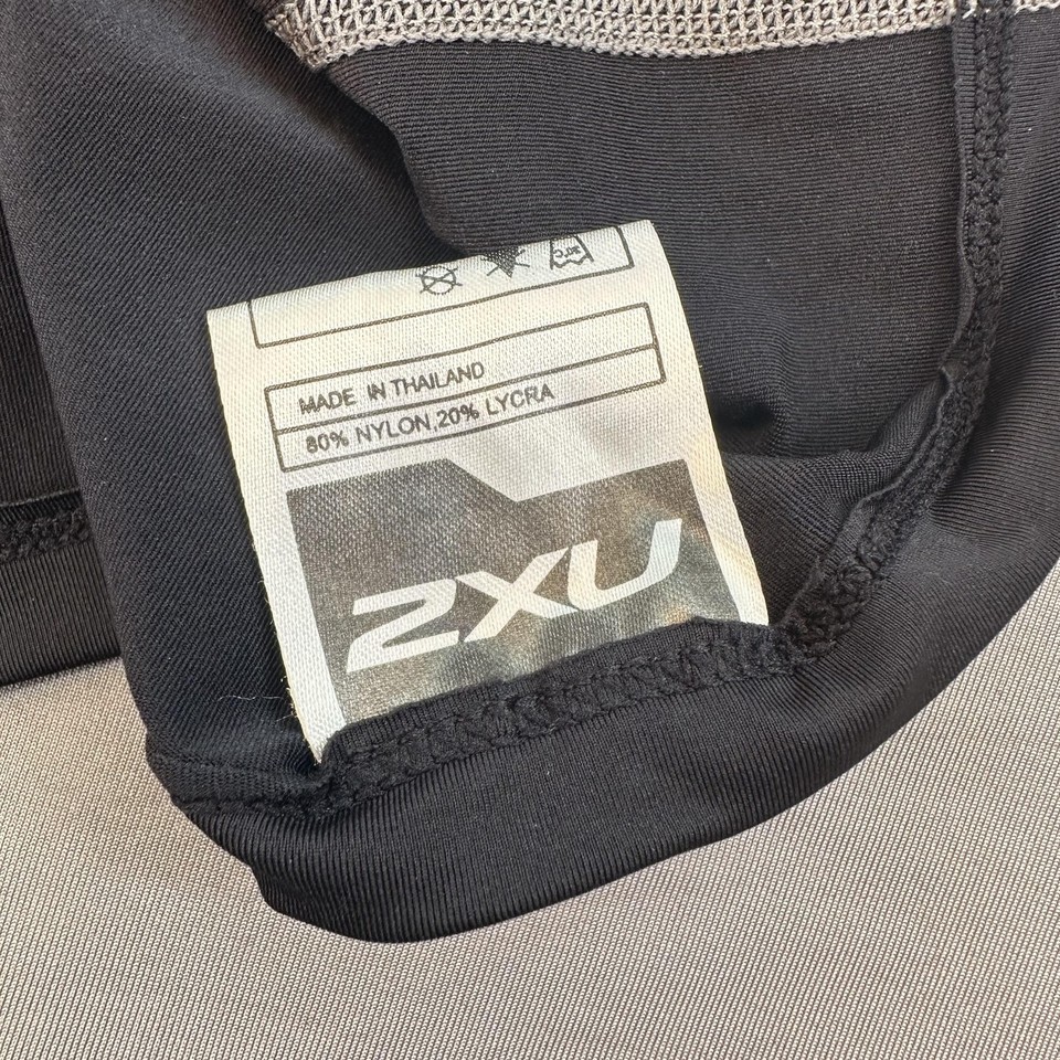 2XU Compression Shirt Womens Medium Black Sleeveless Mock Neck Training ...