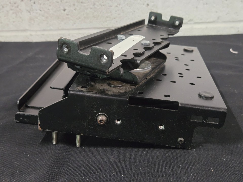 Police Console Computer Mount Mount Sliding Tray Hint Mounts Black | eBay