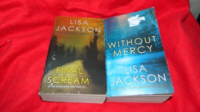 LISA JACKSON FINAL SCREAM & WITHOUT MERCY PAPERBACK LOT FREE USA SHIP ...