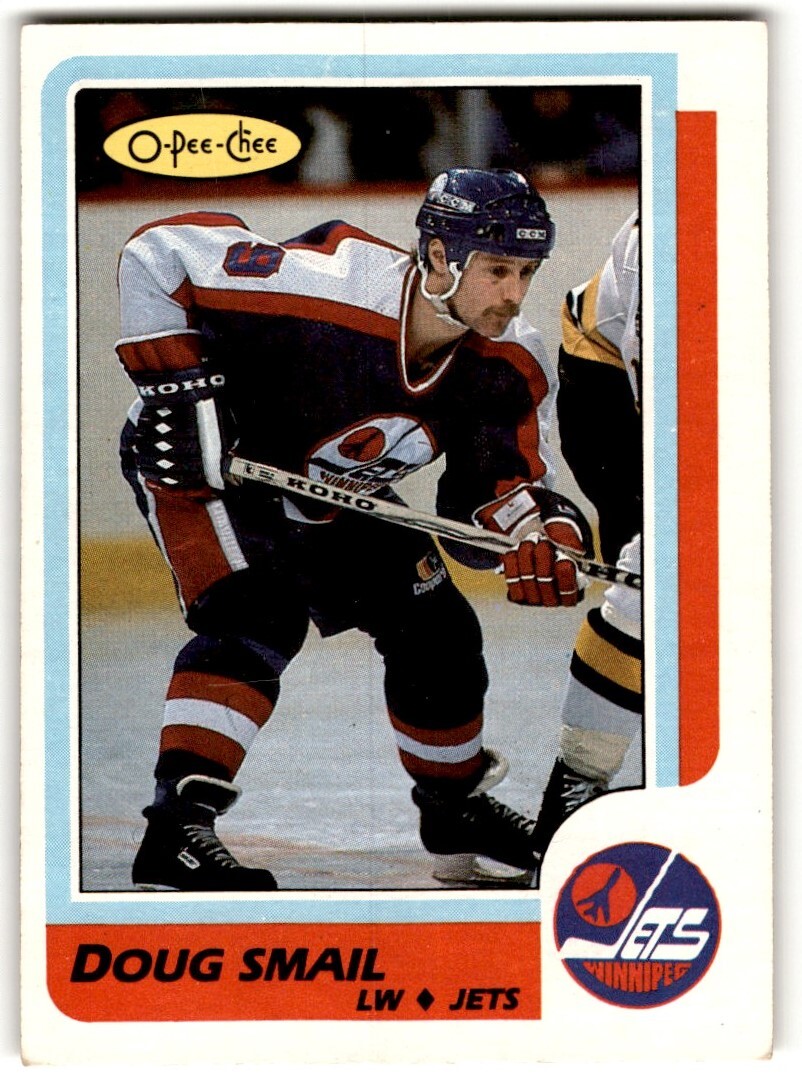 1986-87 O-Pee-Chee Doug Smail #256 Winnipeg Jets | eBay UK