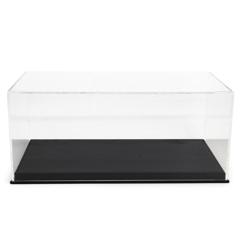 1:18 Acrylic Diecast Model Car Display Case Black Leather Base | eBay