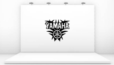 Yamaha Stencil Logo Stencil 20x5cm 'YAMAHA' Logo, 1 Piece