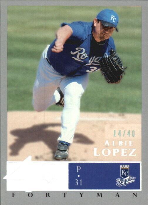 2003 Upper Deck 40 Man - Albie Lopez #233 Rainbow /40 for sale online ...
