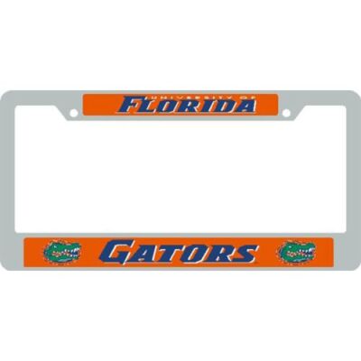 Florida Gators Metal License Plate Frame W/domed Insert - Orange ...