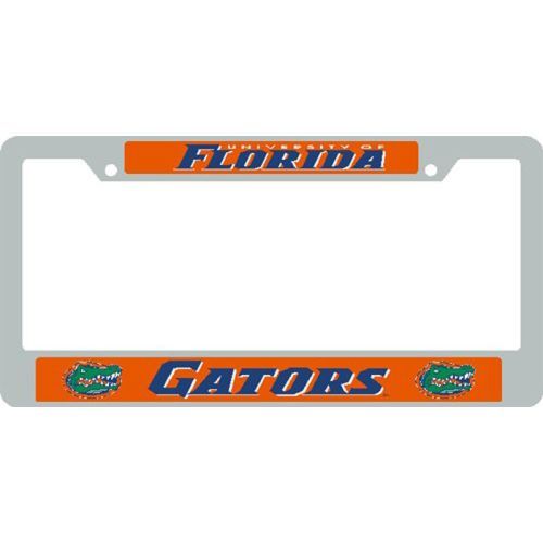 Florida Gators Metal License Plate Frame W/domed Insert - Orange ...