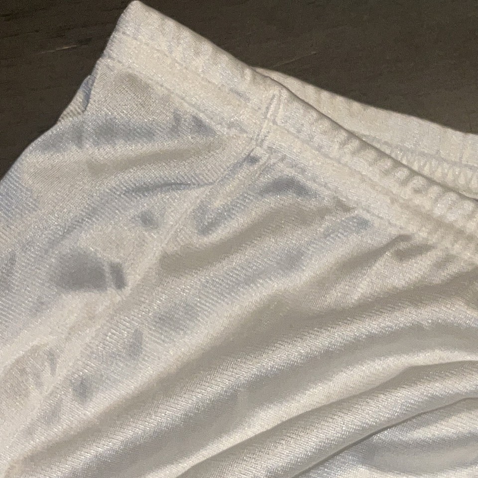 Vintage Vanity Fair Women's White Semi Sheer Nylon Briefs Deadstock Sz ...