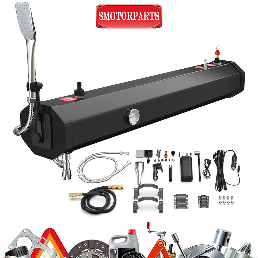 8 Gallon PVC Water Tank Road Camping Shower For Pick-up Truck with ...