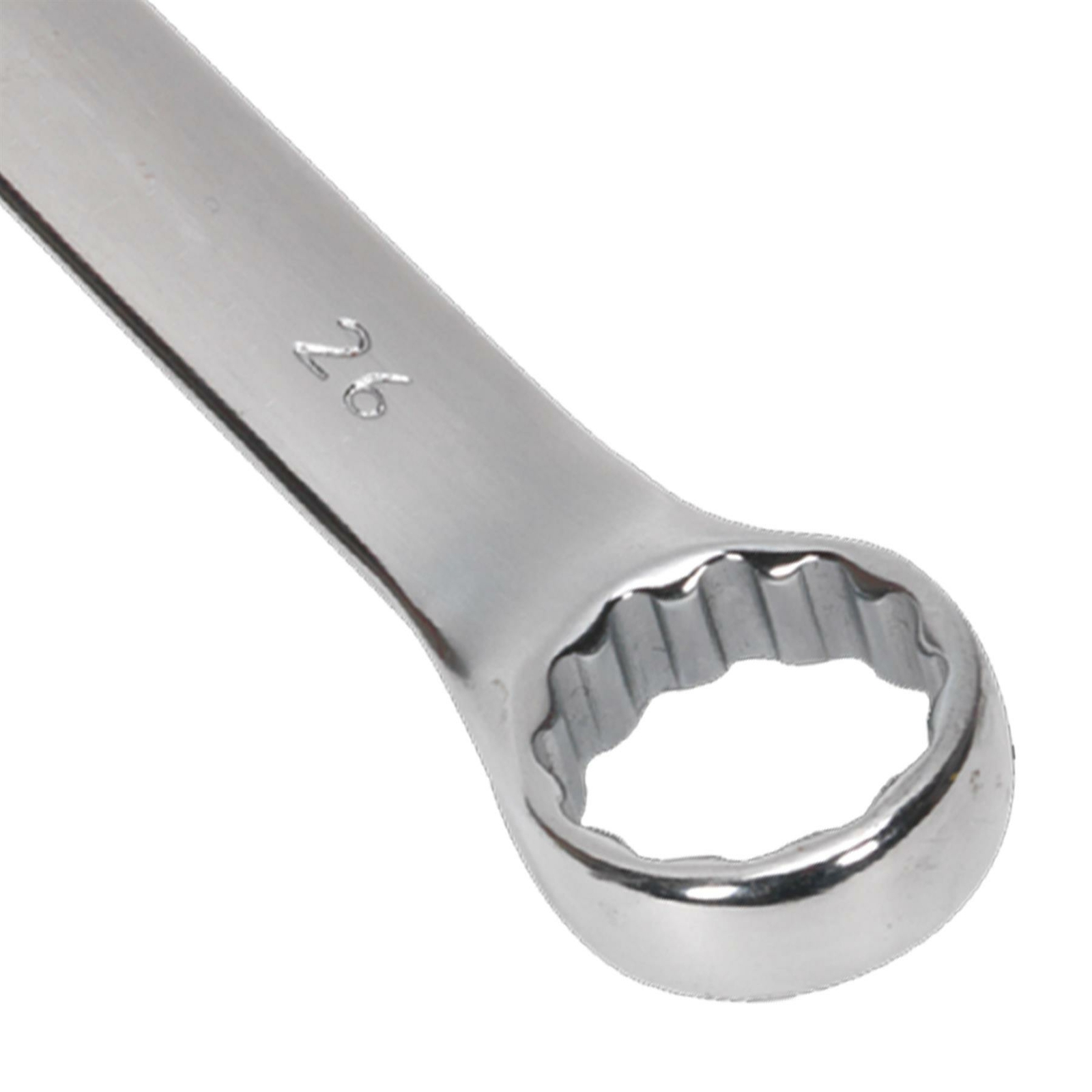Open-End Combination Spanner 26mm Chrome Vanadium Steel Polished Finish ...