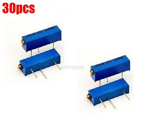 30Pcs 500K Ohm Trimpot Trimmer Potentiometer 3006P 3006 bv | eBay