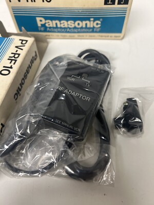 Panasonic PV-RF10 RF Adaptor / Modulator VCR to TV Switcher Cable DC 8V ...