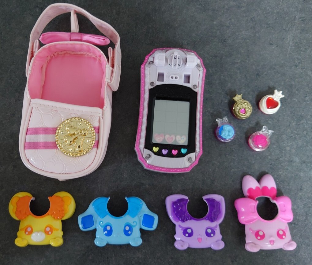 Glitter force Doki doki Pretty Cure Girl Toy Lovely Commune Bag Pad ...