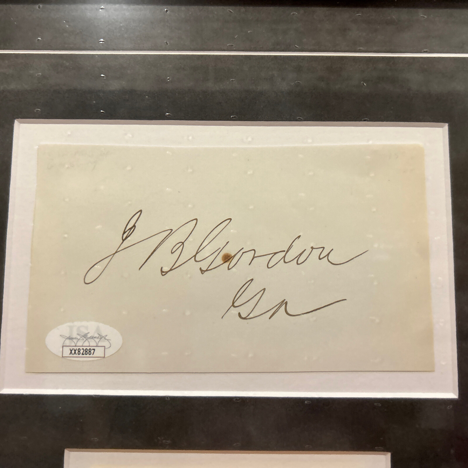 John B Gordon autograph signed Civil War cut auto General Framed JSA | eBay
