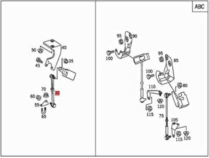 Genuine MERCEDES W220 S-CLASS W220 Link rod 2203200032 | eBay