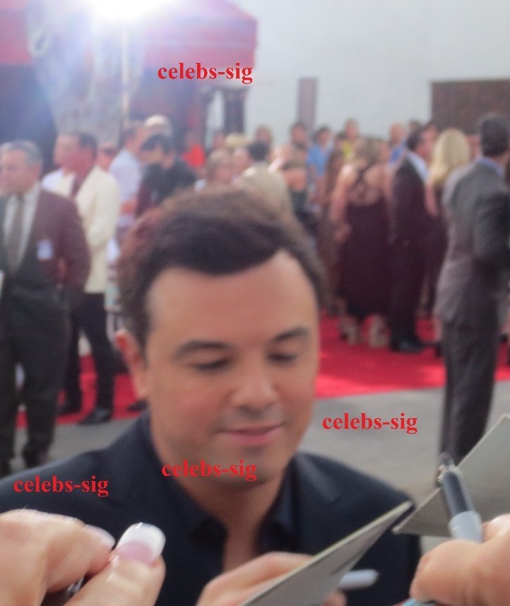 Seth Macfarlane Signed Peter Griffin Family Guy Photo 11x14 | eBay