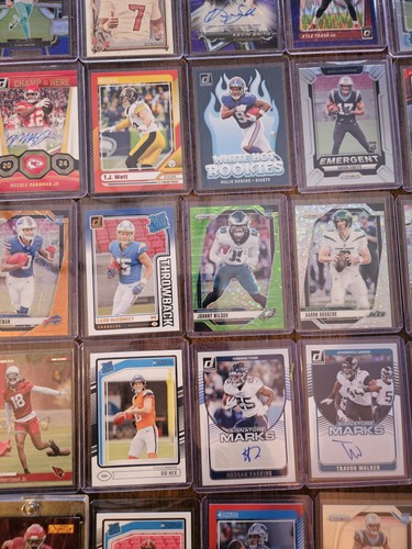 HUGE Mix NFL FOOTBALL CARD LOT AUTOS JERSEY PATCH Jayden Bo Nix Drake ...