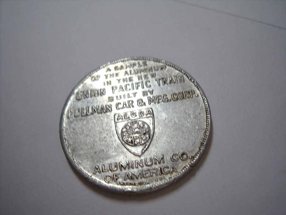 1934 UNION PACIFIC LUCKY PIECE MEDAL | eBay