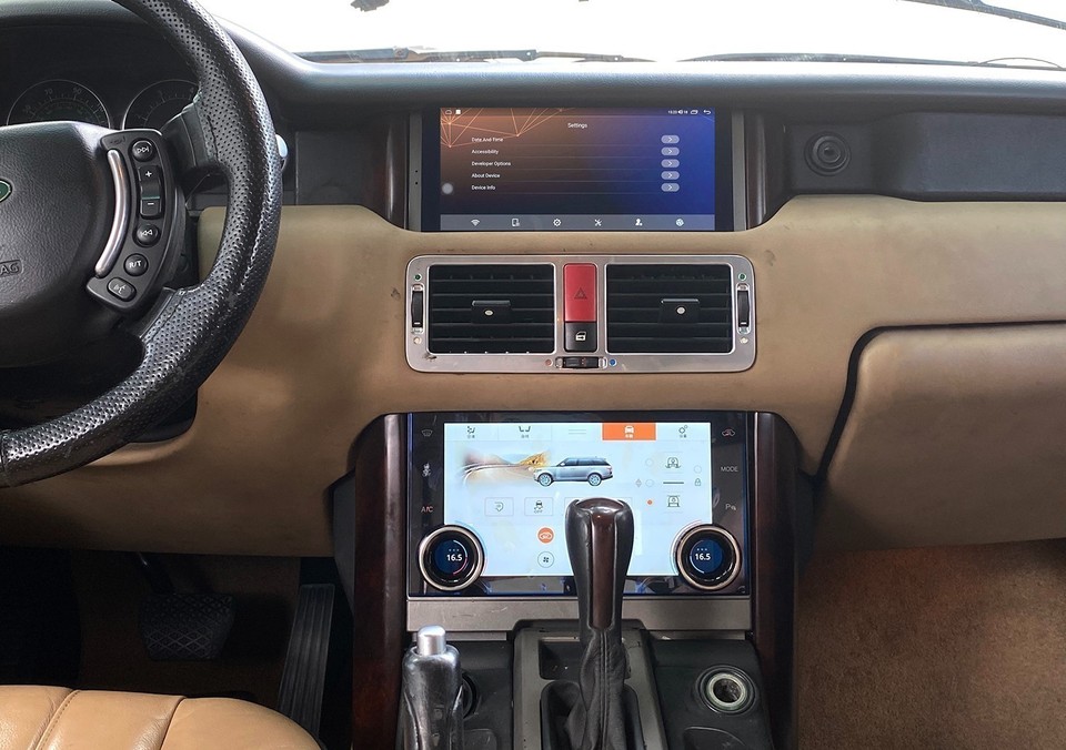 For 05-12 Range Rover V8 L322 Android 14 Car Radio Stereo +AC Panel ...