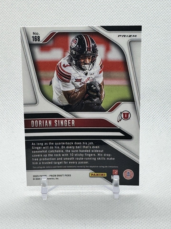 2025 Panini Prizm Draft Picks - Dorian Singer #168 Silver Prizm (RC) | eBay