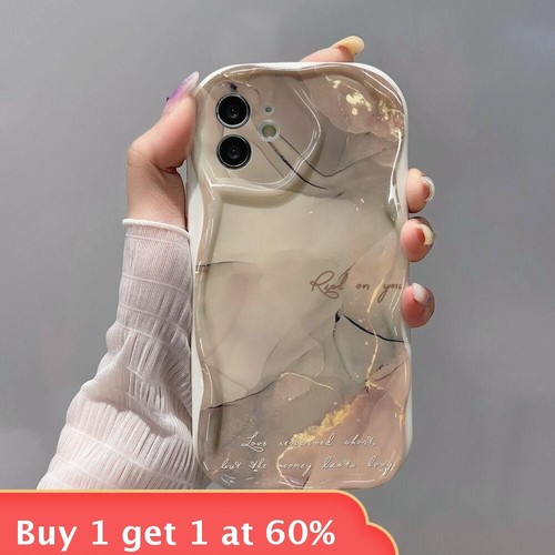 Phone Case For iphone 16 15 14 13 12 11 Pro Max Shockproof Case Marble ...