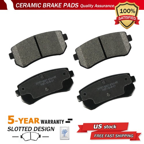 Rear Ceramic Brake Pads for Hyundai Accent Elantra Sonata Tucson Kia ...