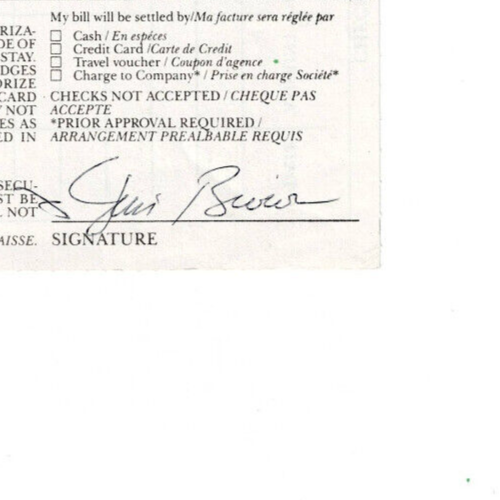 Jim Brown 100% authentic handwritten and signed document from 1989 | eBay
