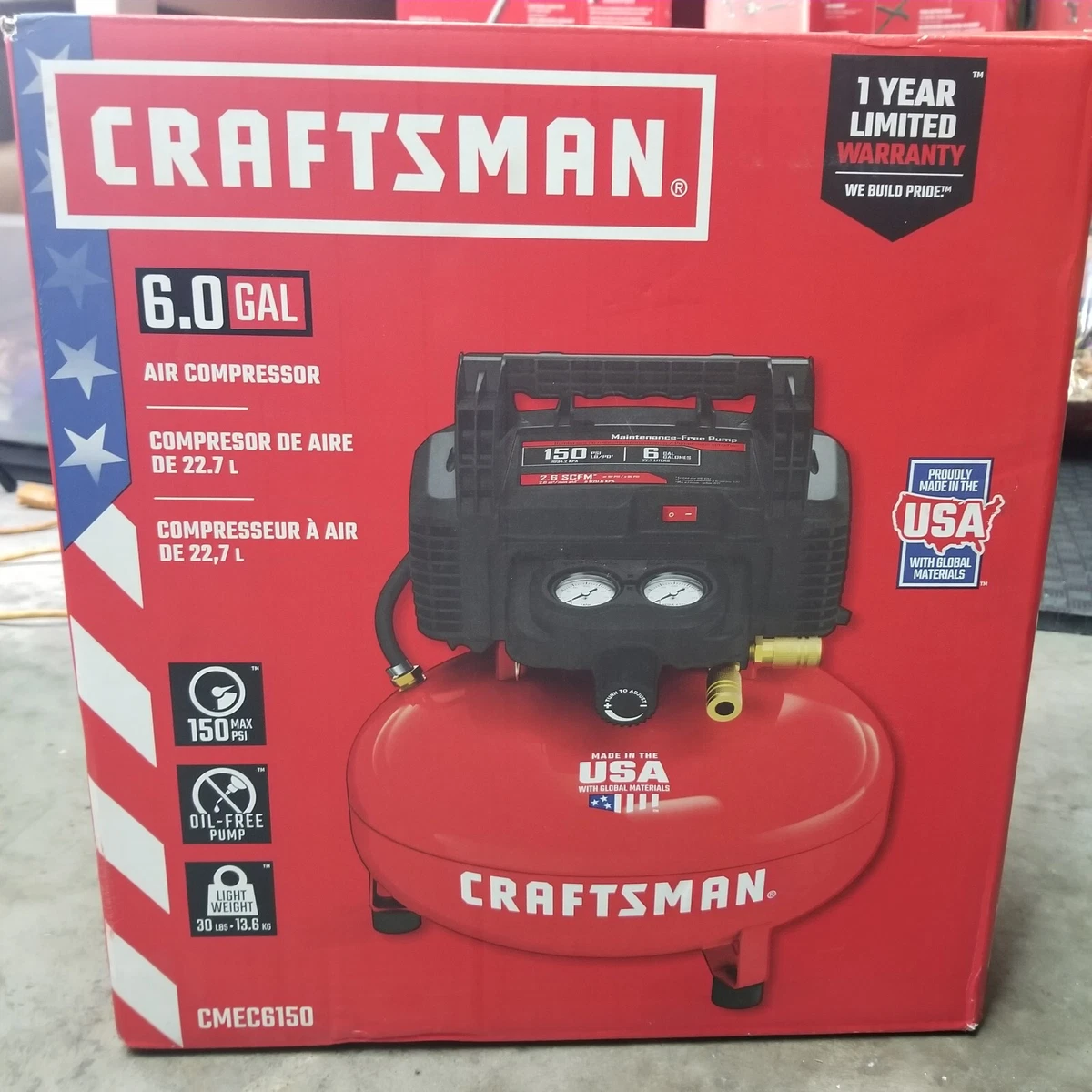 Craftsman Gal Pancake Portable Air Compressor 150 Psi HP 53 OFF Craftsman Gal Pancake Portable Air Compressor 150 Psi HP 53 OFF