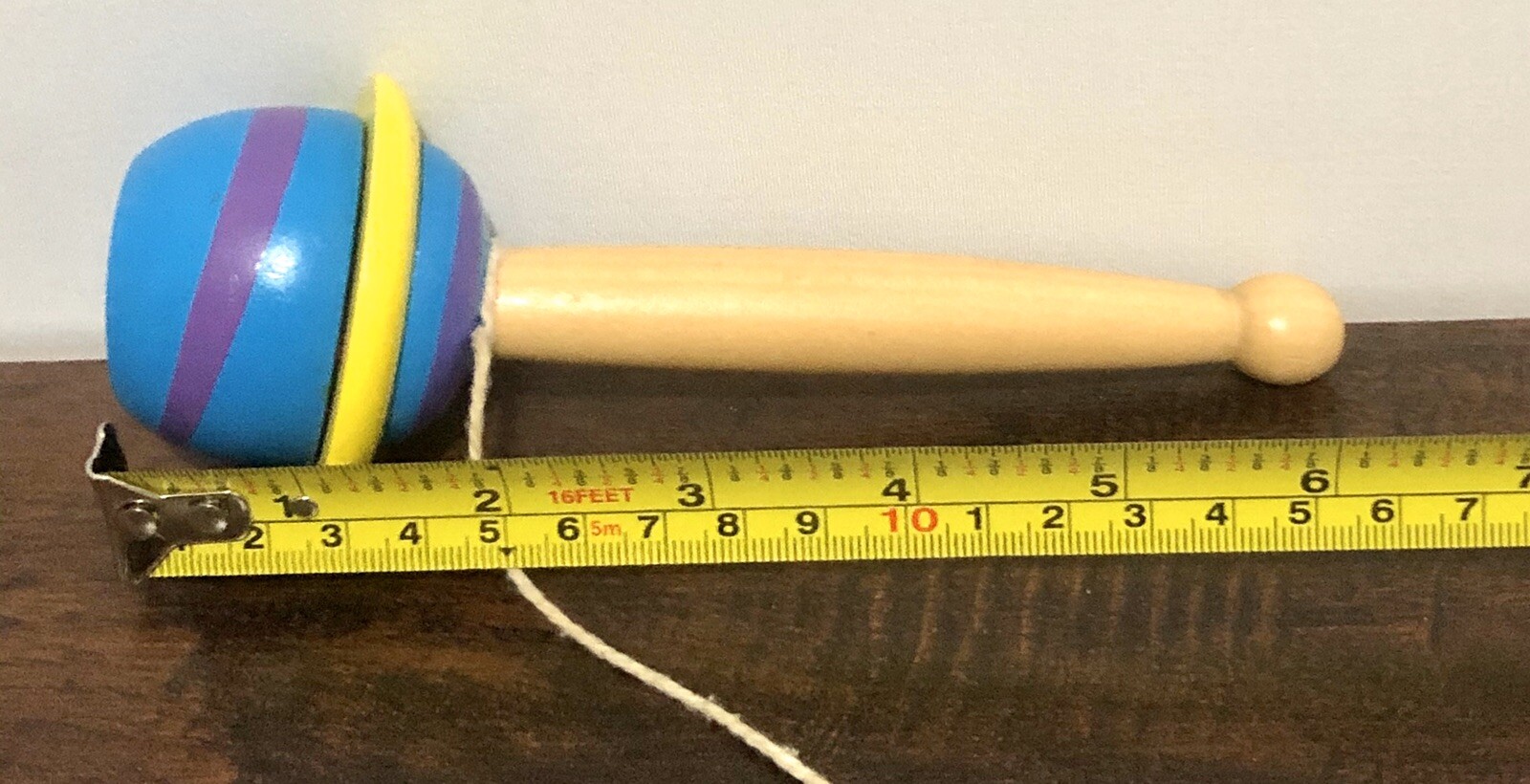 Small Cup Balero Multi-Color Wood Mexican Traditional Toy Blue Yellow ...