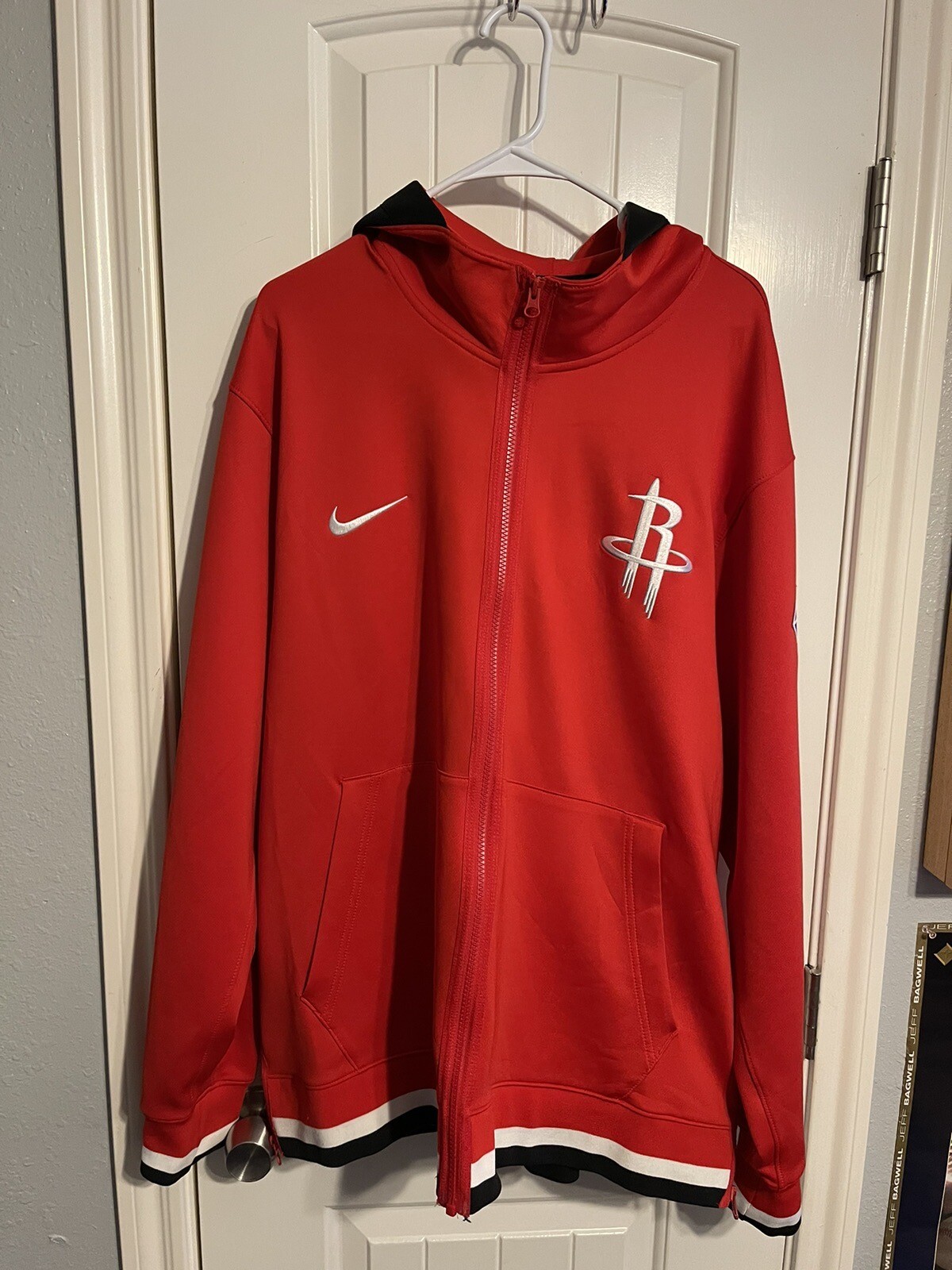 Men's Houston Rockets Nike Red 75th Anniversary Performance Showtime ...