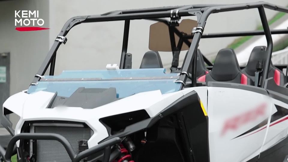 2PCS Oversized UTV Sun Visor Tinted Sun Shade for X3 Defender RZR ...