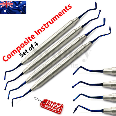 Filling Flat Plastic Instruments Blue Ball Burnisher Composite Titanium ...