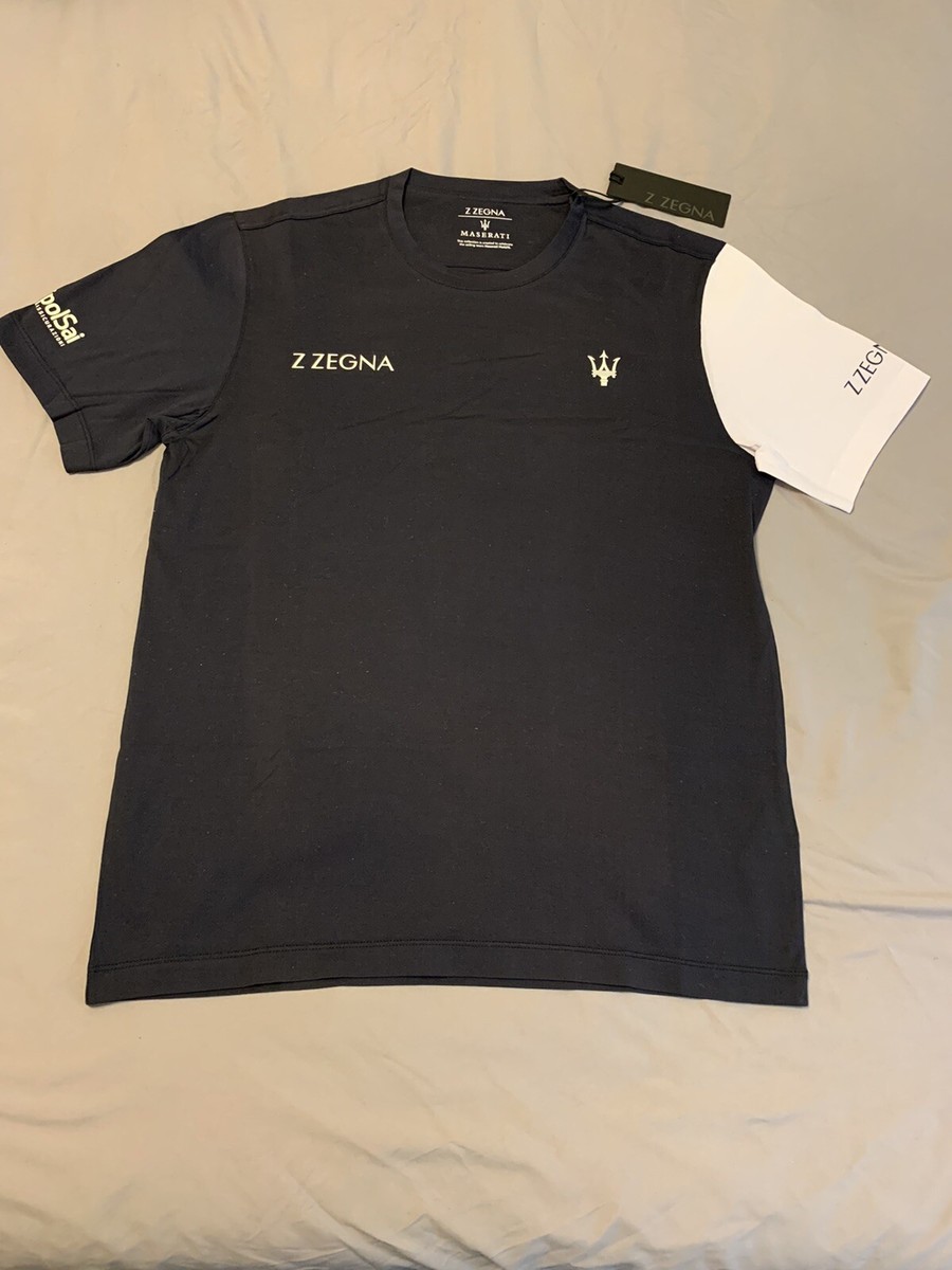 Z ZEGNA x MASERATI Navy Sailing Team Maserati Multi70 Tshirt Z ZEGNA x MASERATI Navy Sailing Team Maserati Multi70 Tshirt